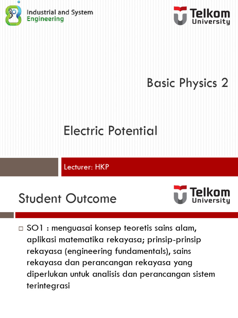 Electric Potential | Download Free PDF | Potential Energy | Electric Field