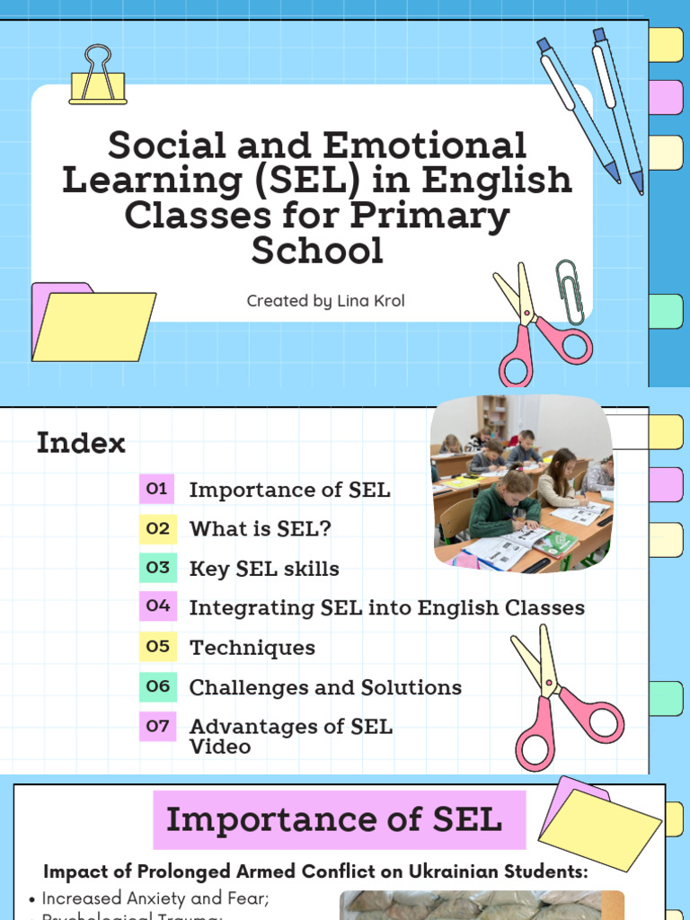Sel Activities For Primary School Classrooms | PDF | Psychological ...