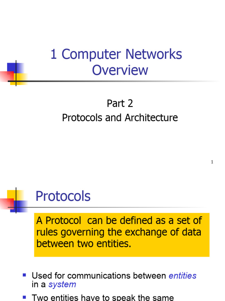 Lecture Slides - Protocols and Architecture | PDF | Internet Protocols | Osi Model