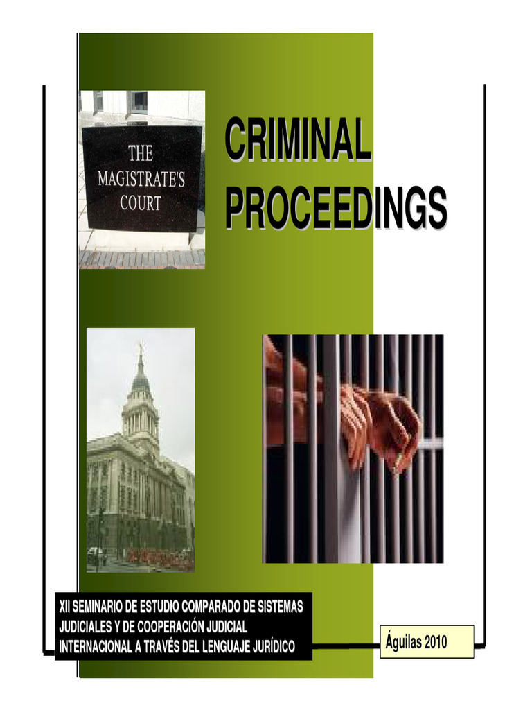 Criminal Proceedings | PDF | Plea | Prosecutor