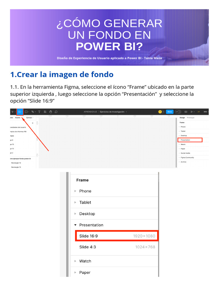 Cómo Agregar Un Fondo Personalizado en Power BI | PDF