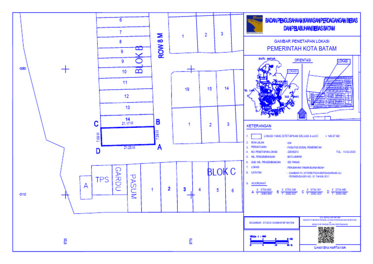 Peta Lokasi Perumahan Batam | PDF