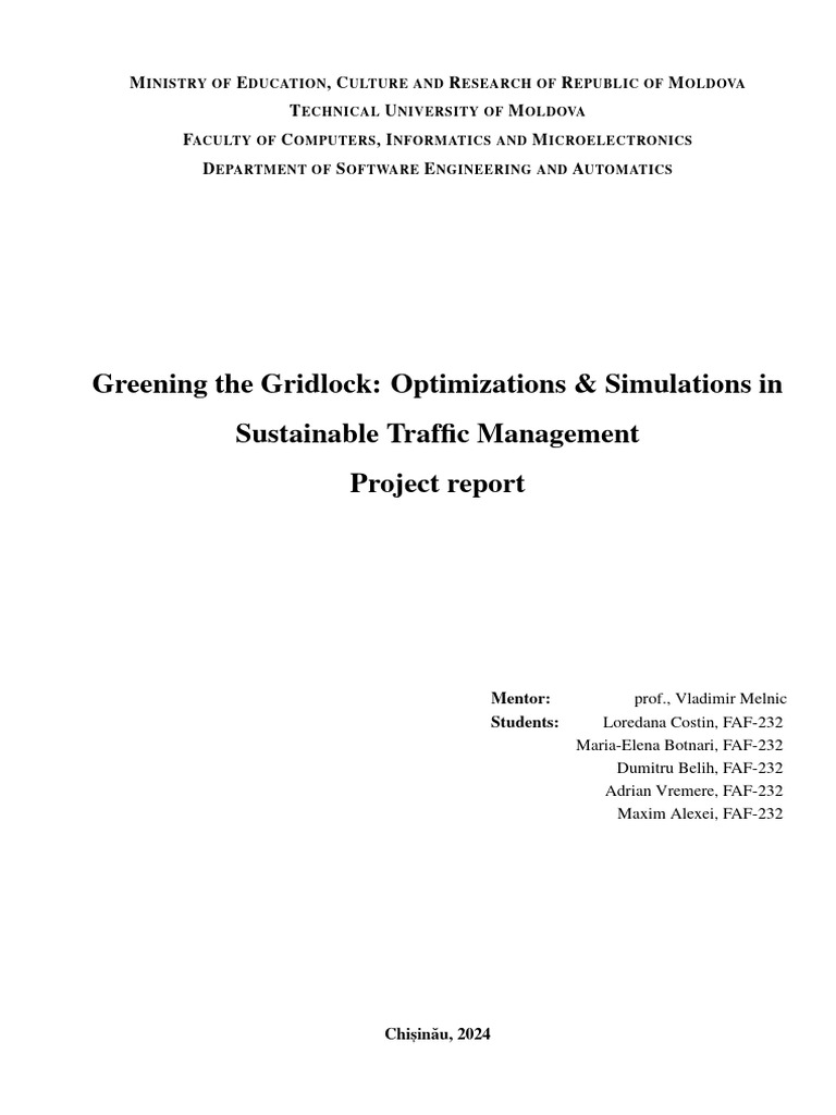 PBL SEM 2 4 Compressed | PDF | Traffic | Simulation