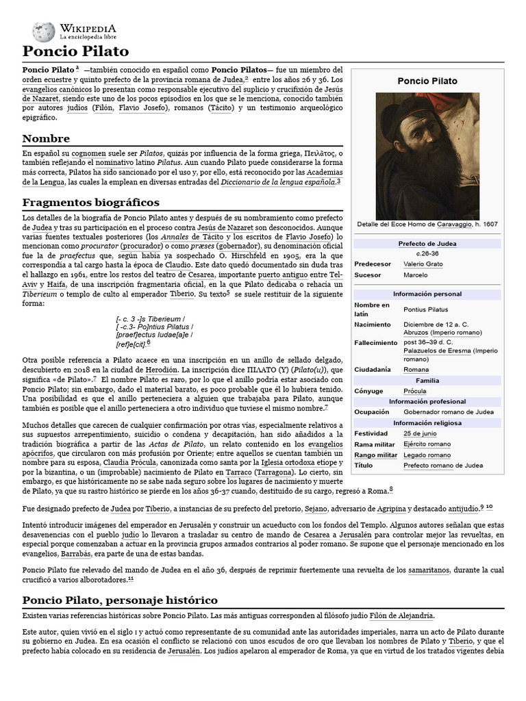 Poncio Pilato | PDF | Poncio Pilato