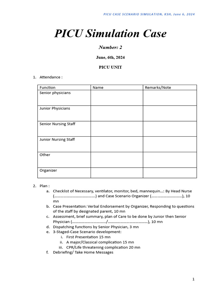 PICU Simulation Case 2 | Download Free PDF | Diseases And Disorders ... PICU Simulation Case 2 | Download Free PDF | Diseases And Disorders ...
