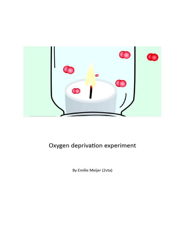 Flame Extinction in Oxygen Deprivation Experiment | PDF | Experiment ...