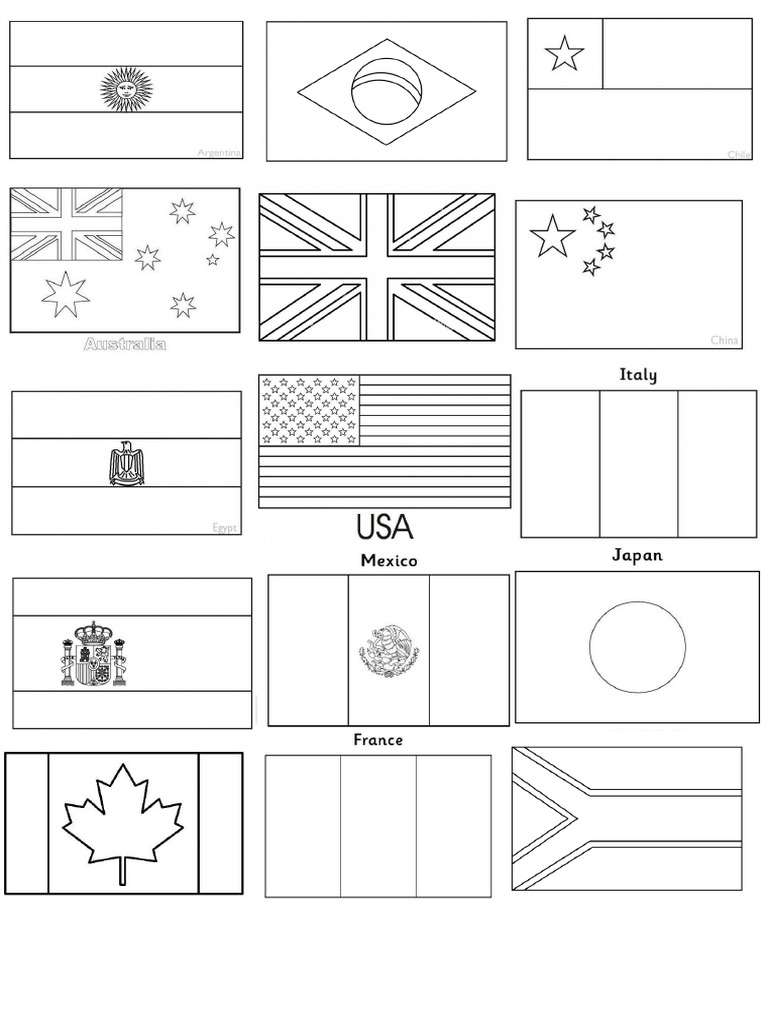 Flags Flashcards | PDF