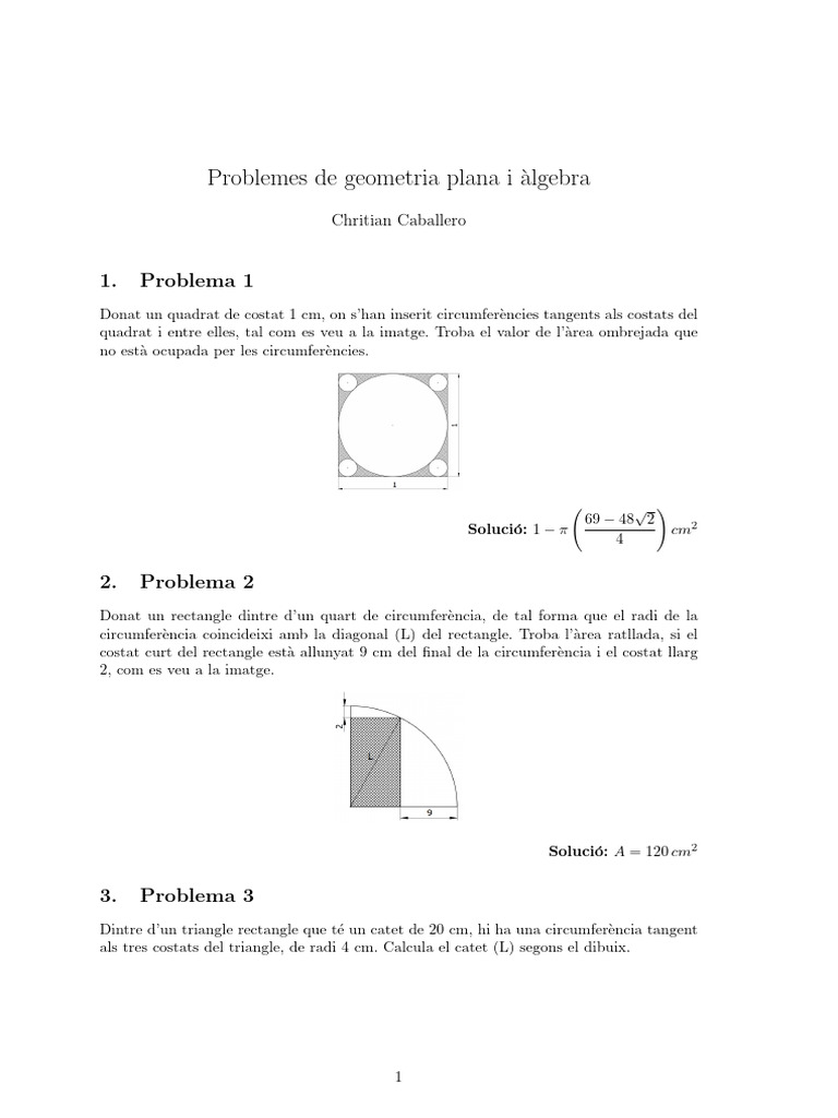 Problemas Avanzados Matemáticas | PDF
