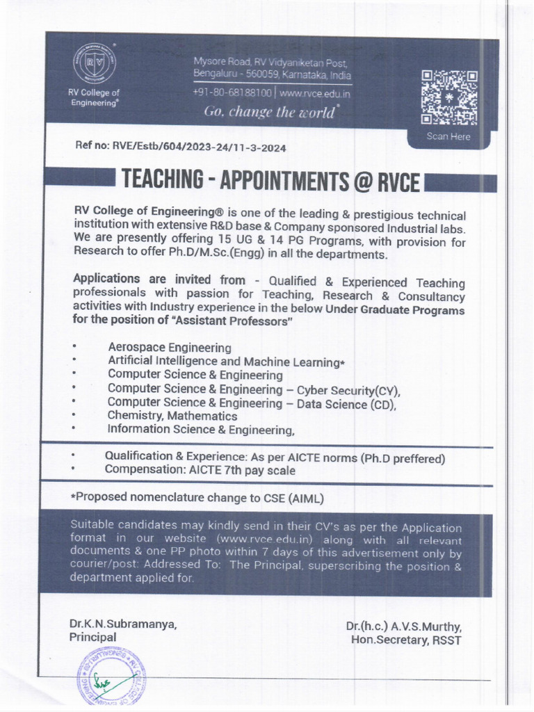 Teaching Advt Website 11.3.2024 | PDF