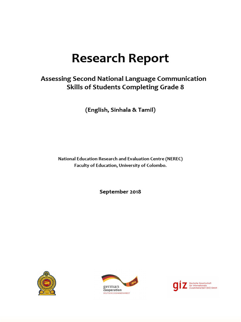 Report 2NL | PDF | Teachers | Conversation