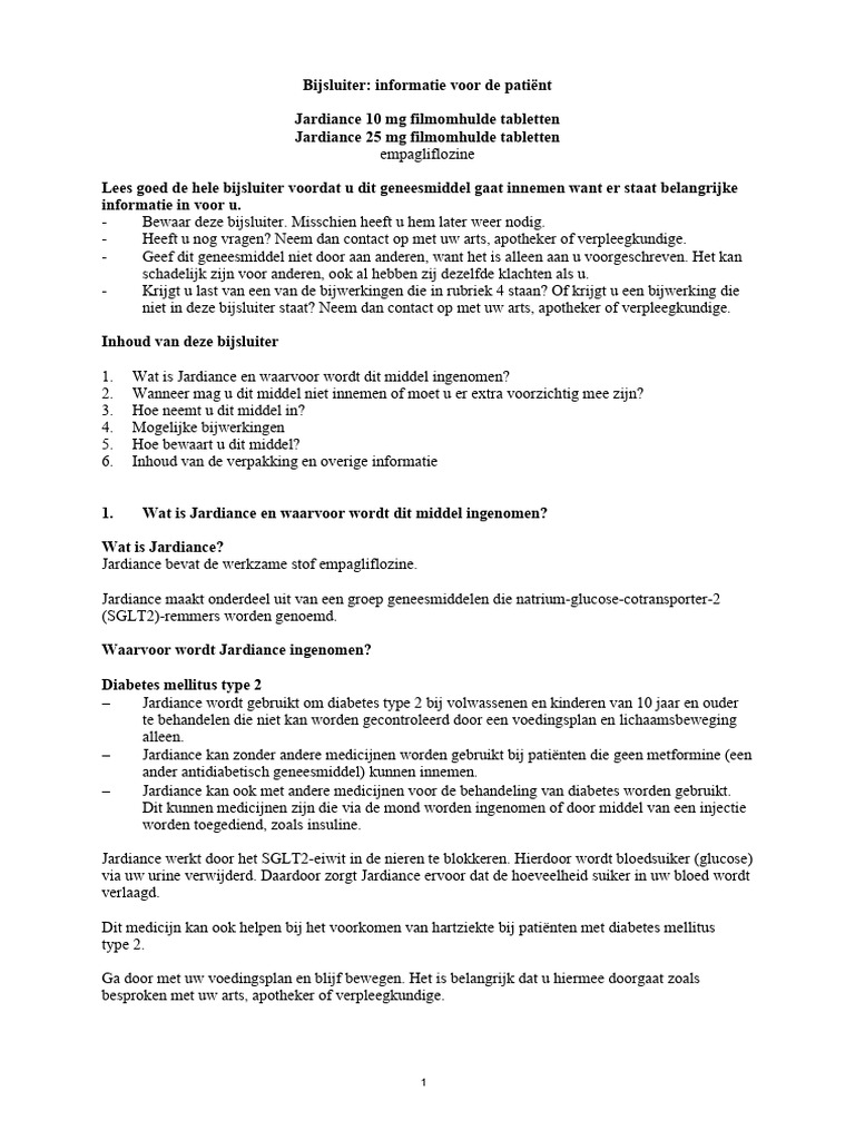 Jardiance Bs | PDF