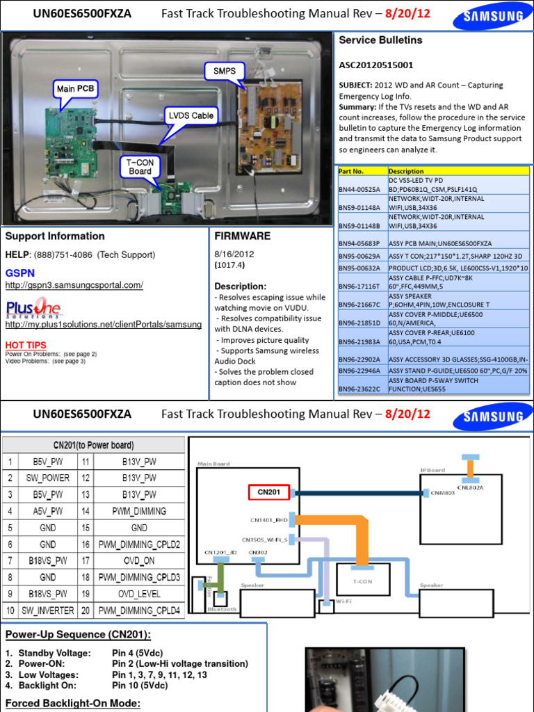 Samsung UN60ES6500FXZA Fast Track | PDF | Usb | Bluetooth