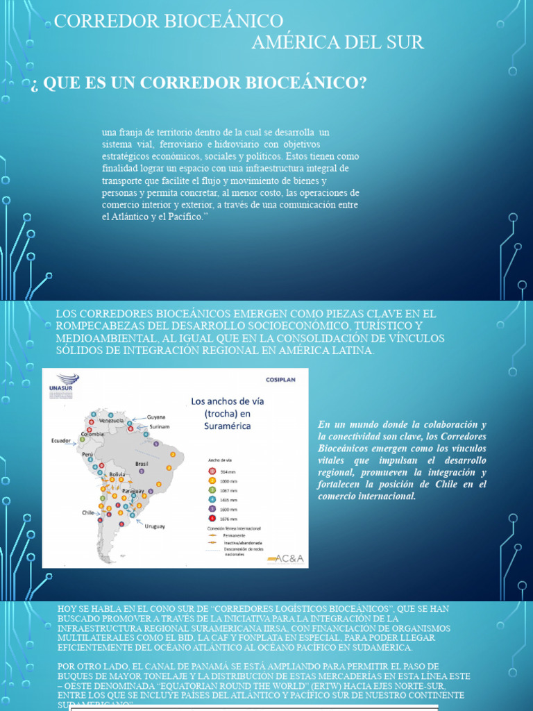 Corredor bioceánico | PDF | América del Sur | Economias