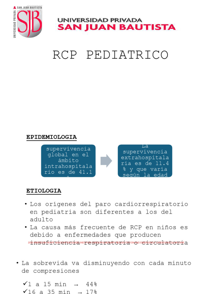 RCP Pediatrico | PDF