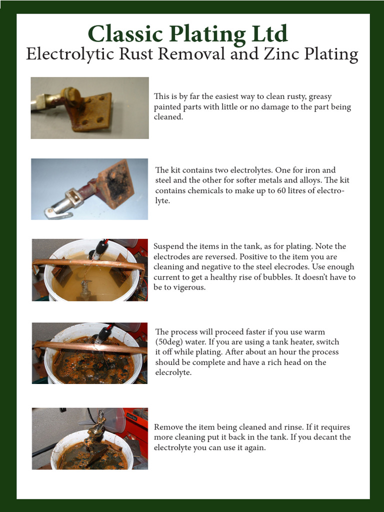 Electrolytic Cleaning for Metal Parts | PDF