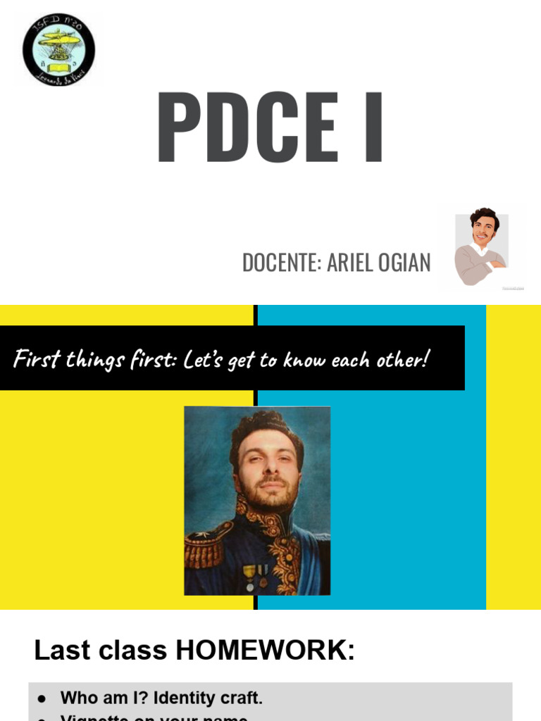 2024 - PDCE 1 - Class 3 - May 2 | PDF | Verb | Subject (Grammar)