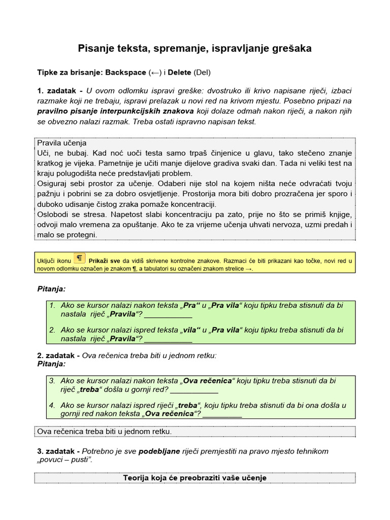 4 Priprema Za Word | PDF