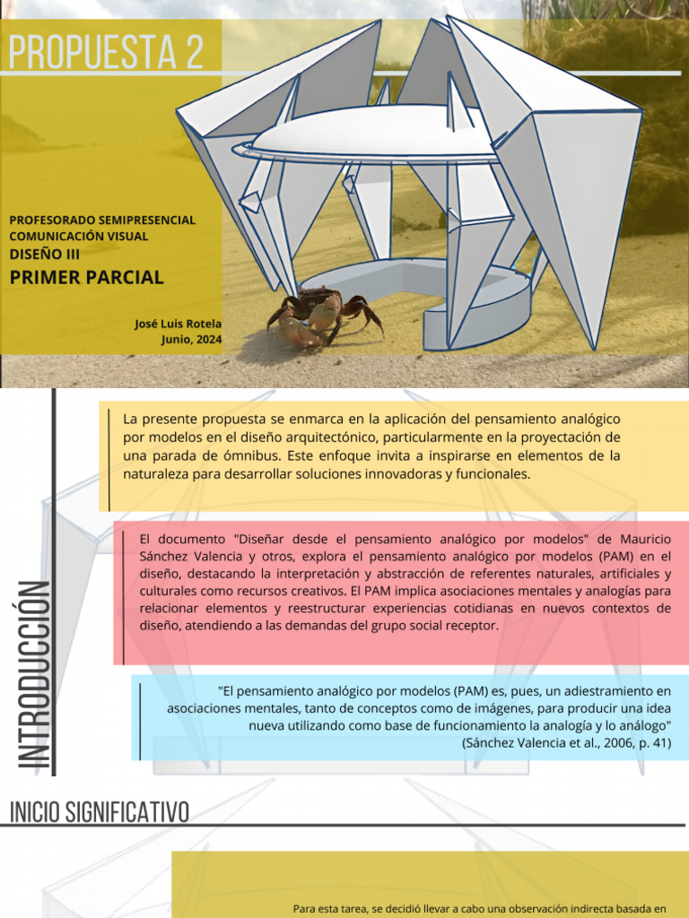 DISEÑO III - Propuesta 2, Primer Parcial. | PDF