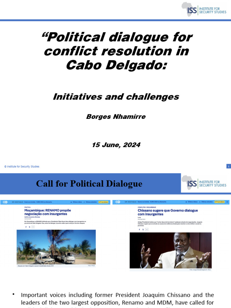 Political Dialogue Challenges in Cabo Delgado | PDF