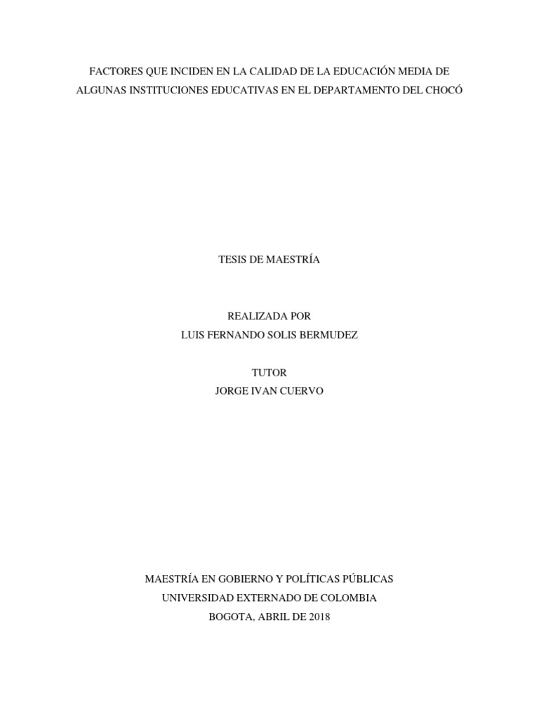 JIA-spa-2018-Factores Que Inciden en La Calidad de La Educacion Media ...
