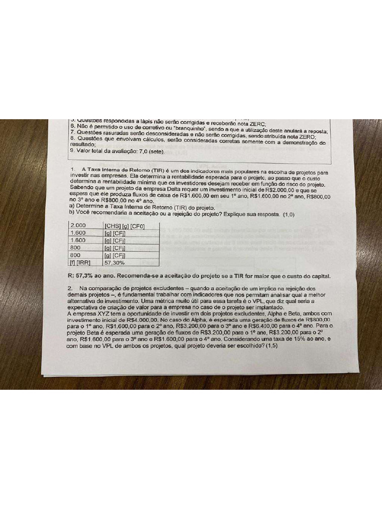 Prova 2° Bimestre | PDF