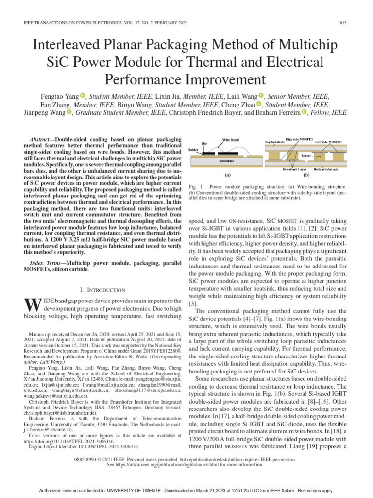 Interleaved Planar | PDF | Mosfet | Inductance
