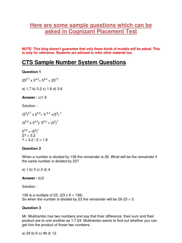 CTS | Fraction (Mathematics) | Odds