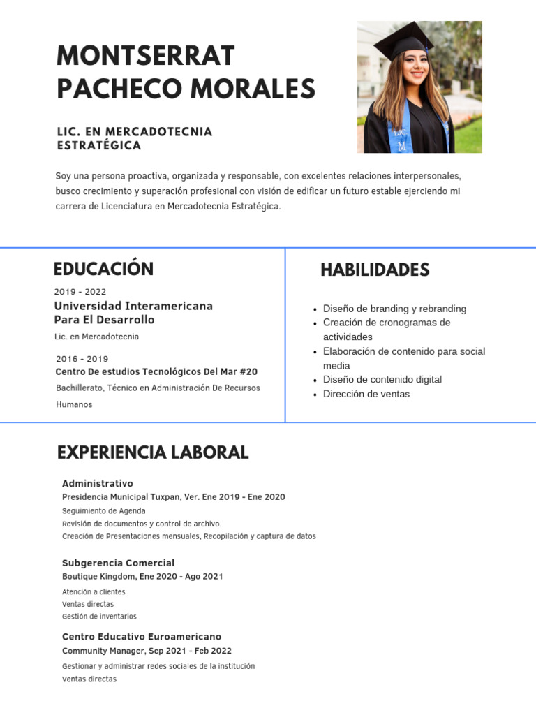Curriculum Pacheco | PDF | Marketing