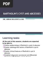 Marsupialization of Bartholin Cyst and Abscess - ACOG 2023 | PDF ...