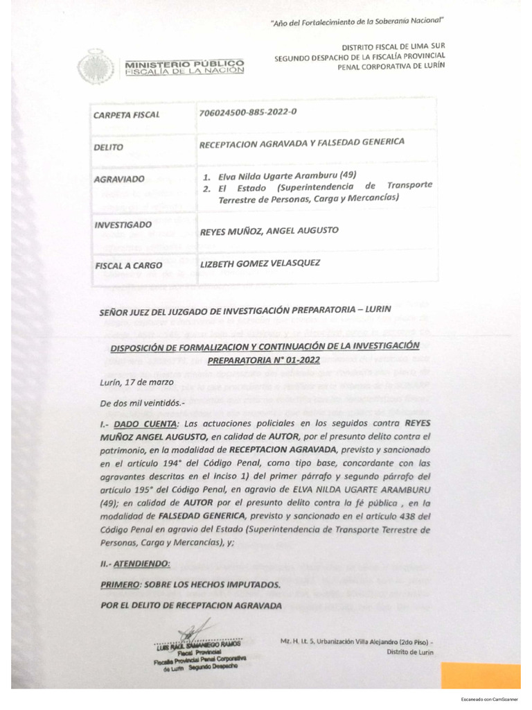 Receptación Agravada | PDF