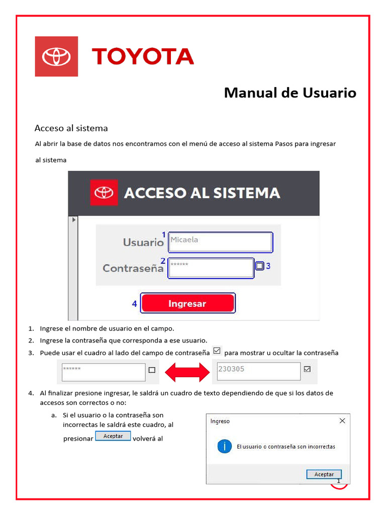 Ejemplo de Manual de Usuario | PDF | Contraseña | Informática