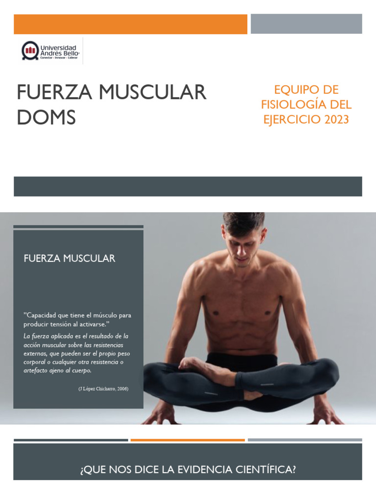 Fuerza y Doms | PDF | Fisiología | Anatomía
