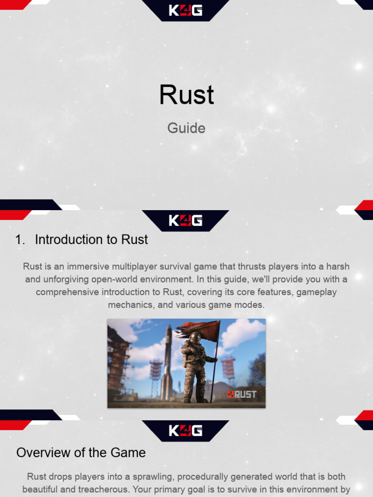 Rust - K4G Guide | PDF | Ore | Smelting