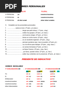 Verbos Irregulares en Presente Simple | PDF