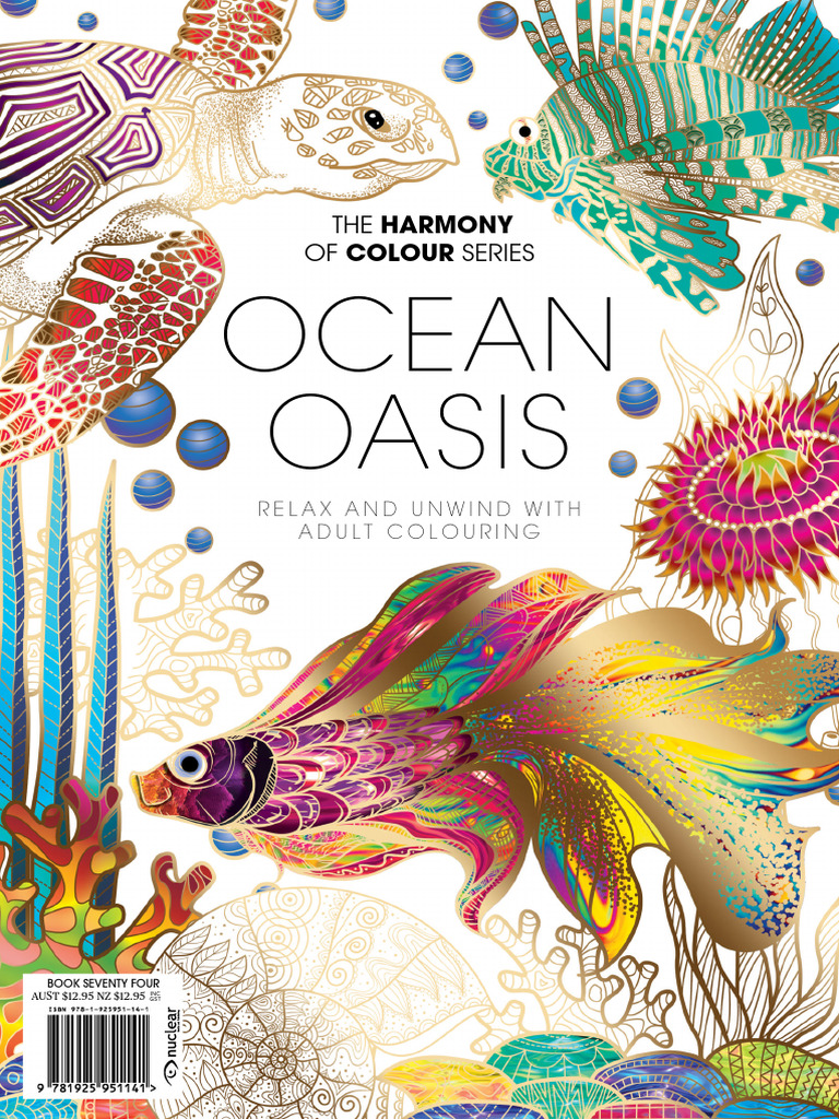 Colouring Book 74 Ocean Oasis | PDF | Sea | Earth Sciences