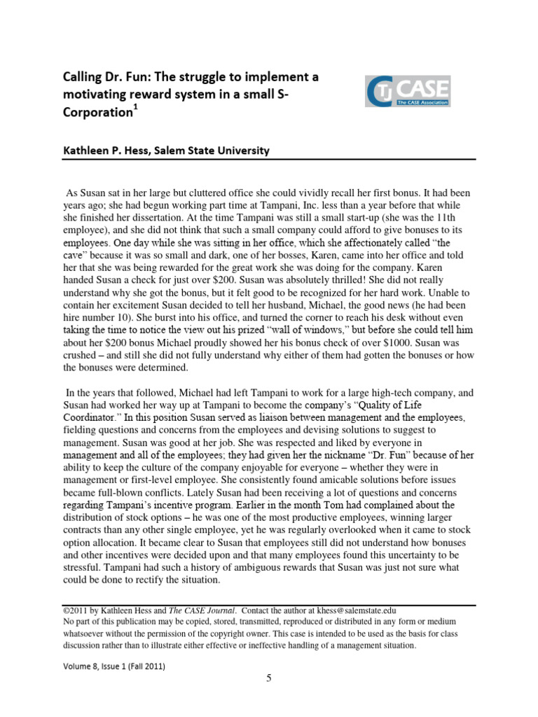 Calling Dr. Fun The Struggle To Implement A | PDF | Partnership ...