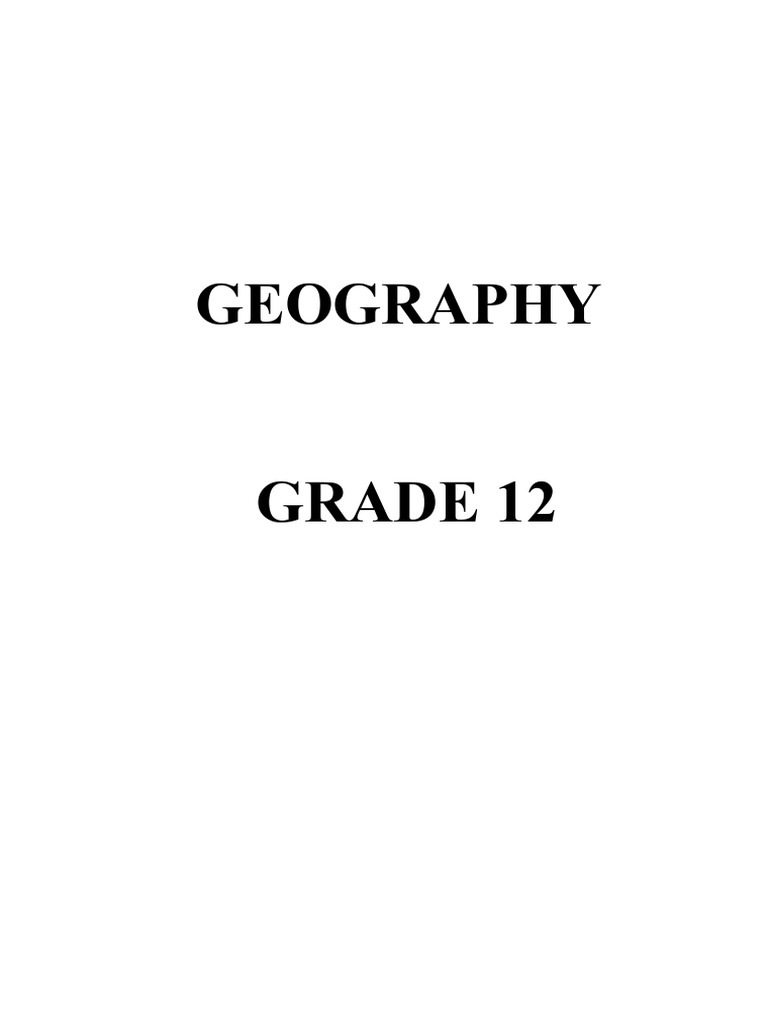 Grade 12 Notes Geography | PDF | River | Tropical Cyclones