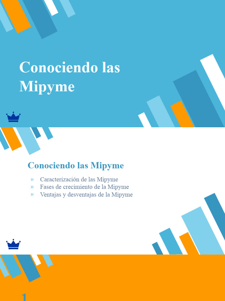 Conociendo la Mipyme | PDF | Pequeñas y medianas empresas | Business