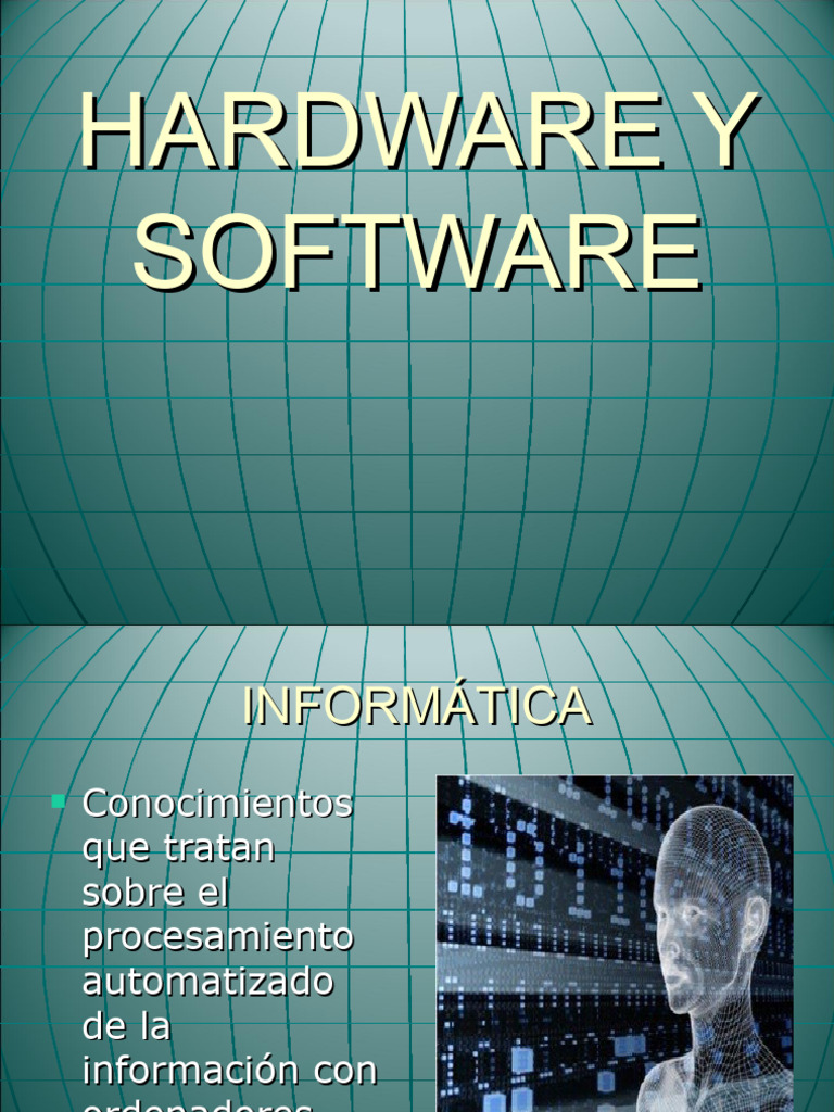 Hardware Y Software | PDF | Microprocesador | Hardware de la computadora