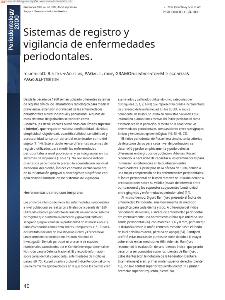 Periodontology 2000 - 2012 - Beltrán Aguilar - Recording and ...