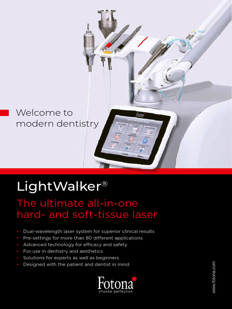 Brochura Fotona Lightwalker | PDF | Dentistry | Dental Implant
