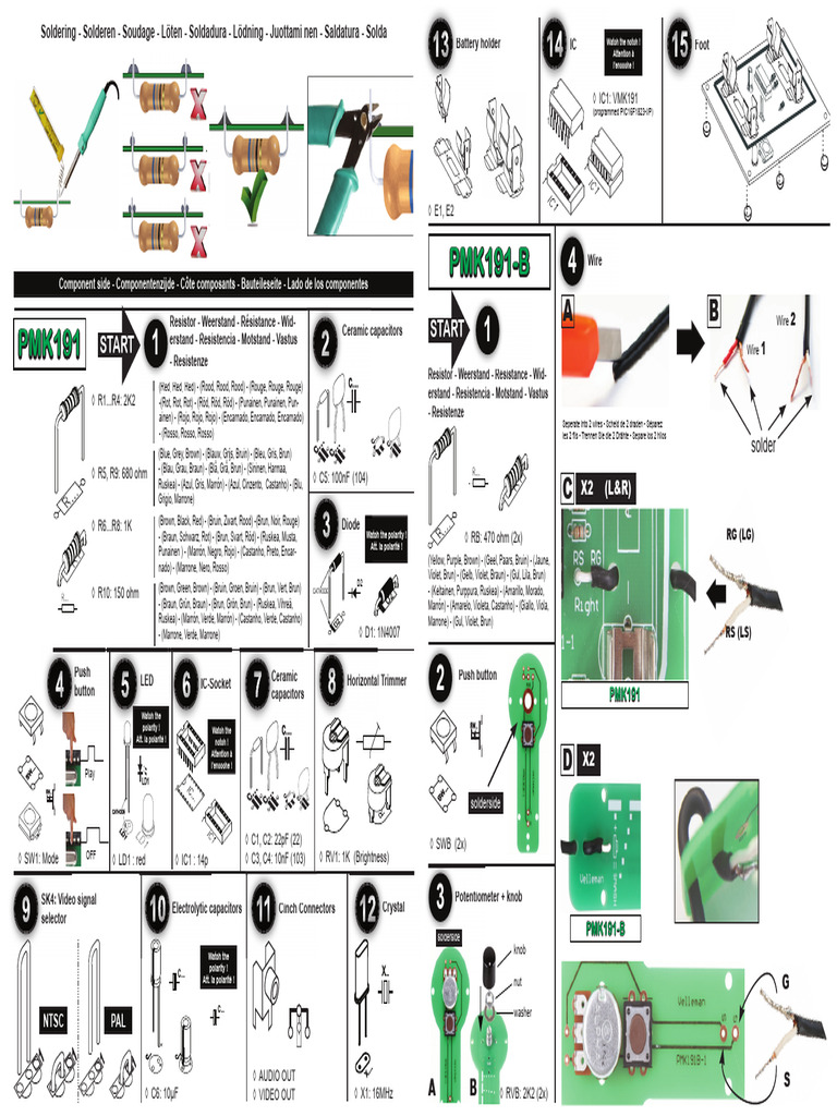 Manual mk191 | PDF | Bienes manufacturados | Equipo eléctrico