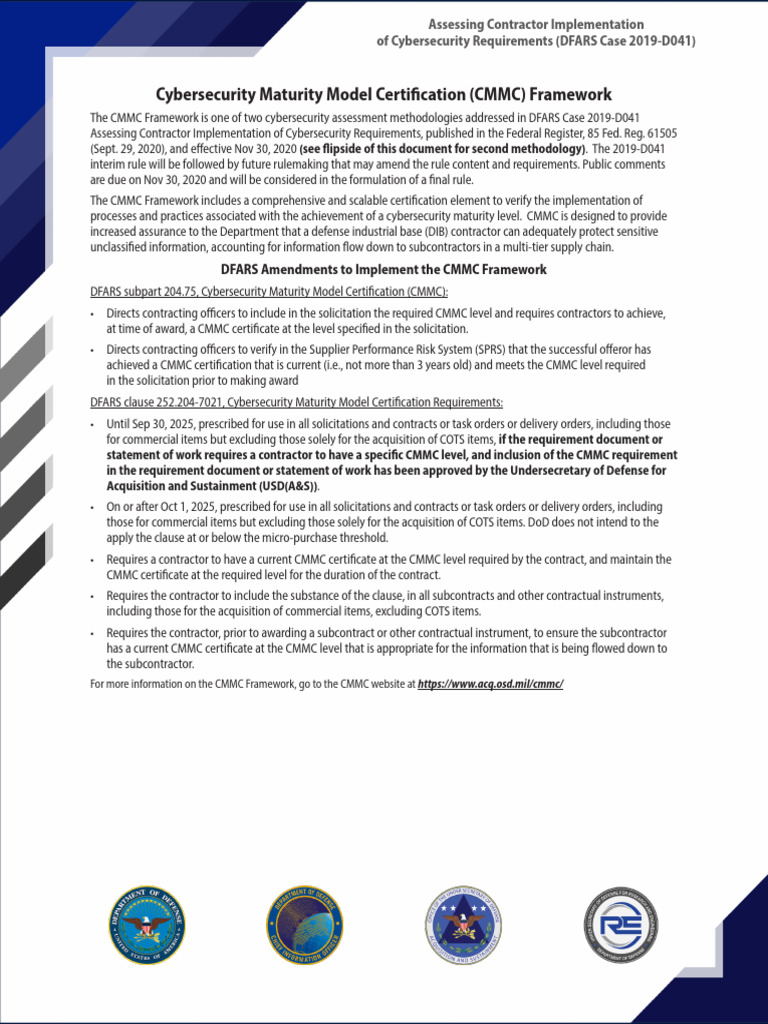 Factsheet-DFARS_Case_2019-D041 | Download Free PDF | Business