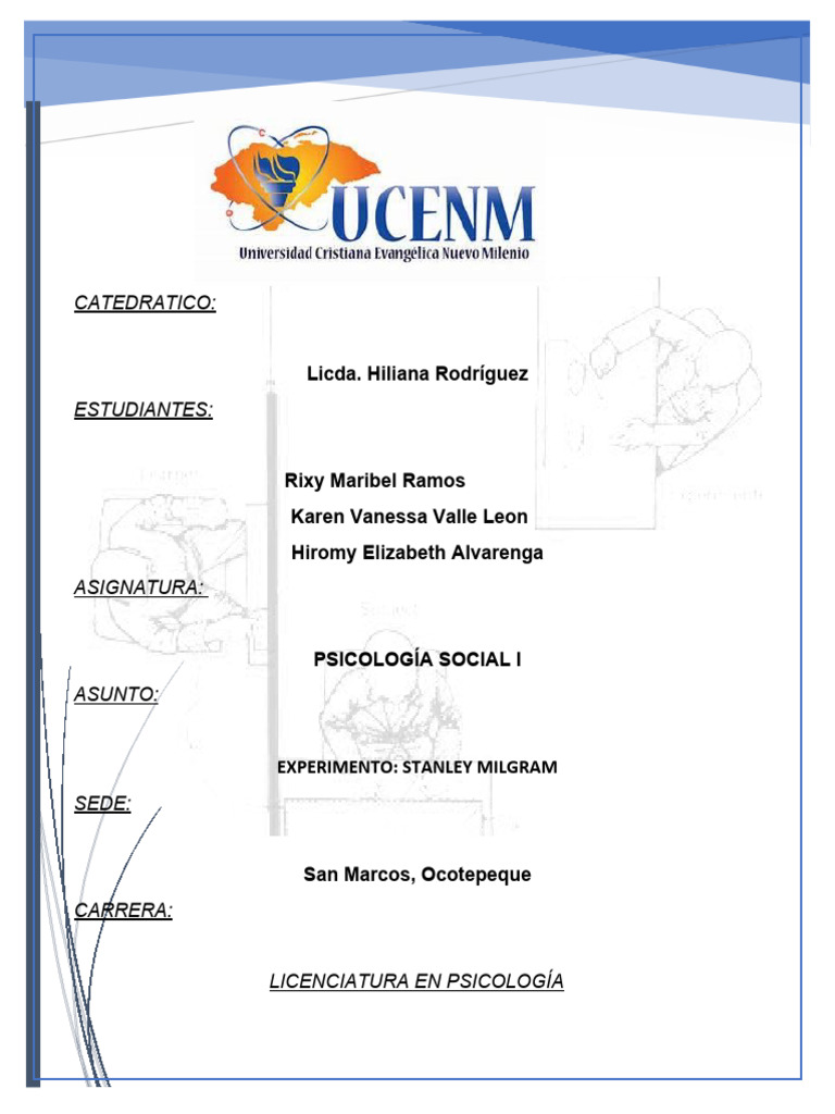 Stanly Milgram | PDF | Experimentar | Sicología