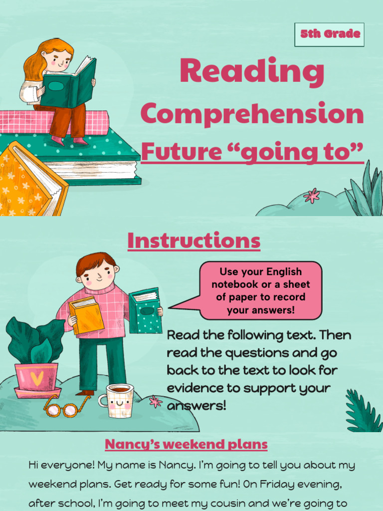 Future Going To Reading Comprehension | PDF | Mystery, Thriller & Crime ...