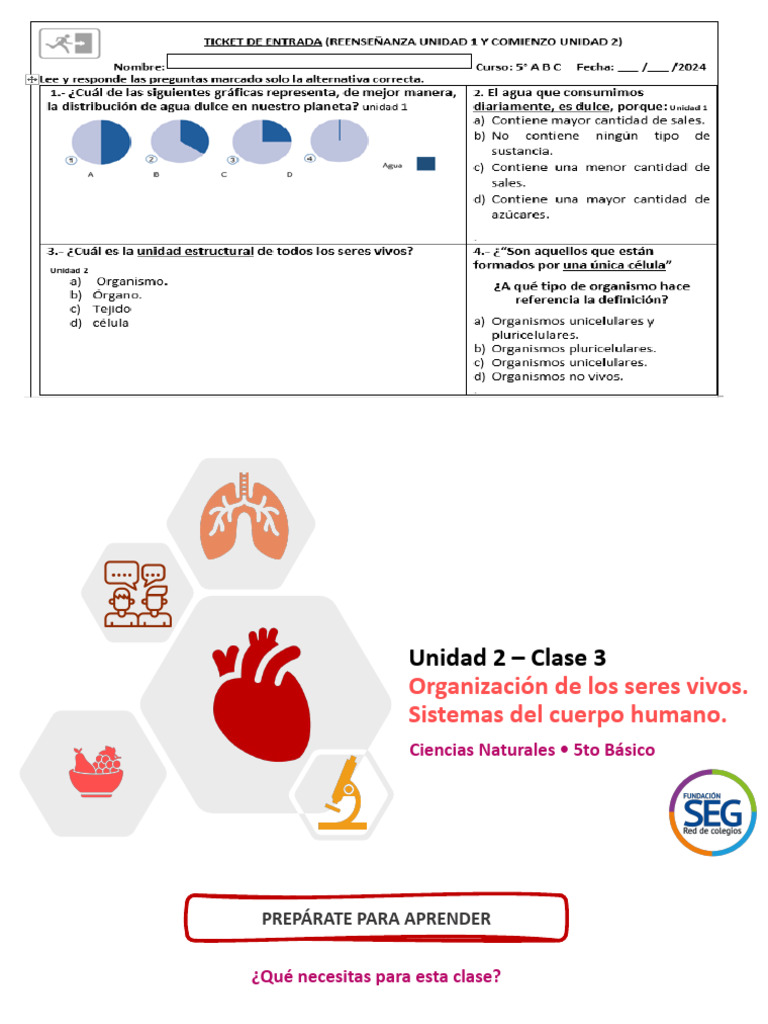 Clase 3 - 5to U2 Corregido | PDF | Sistema digestivo humano | Digestión