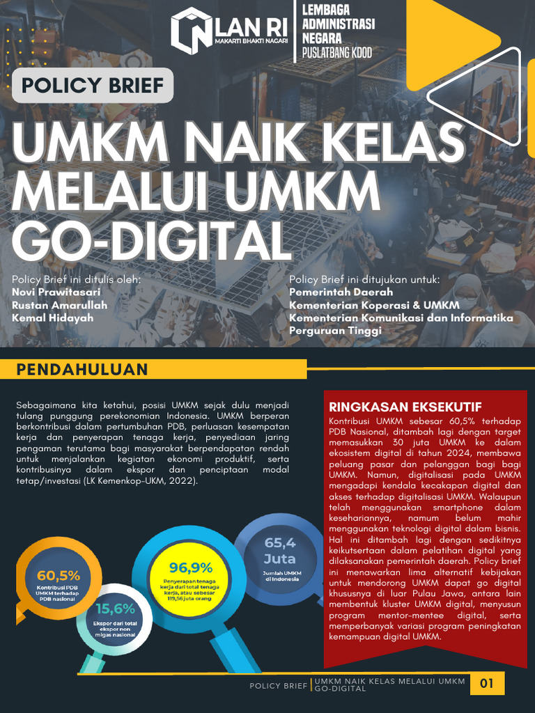 PB UMKM Naik Kelas Melalui UMKM Go Digital | PDF | Bisnis