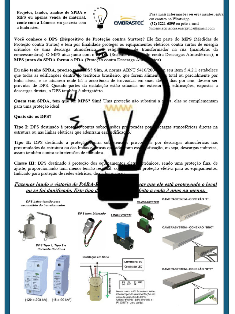 Você conhece o DPS | Download grátis PDF | Relâmpago | Transformador