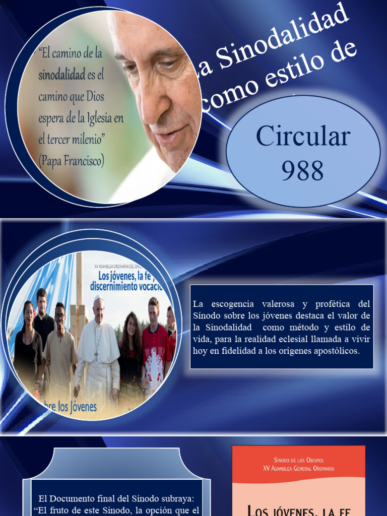 Circular ESP 988-1 | PDF | Sínodo | eucaristía