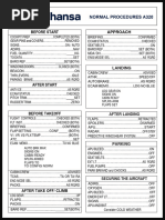 A321 Checklist PDF | PDF